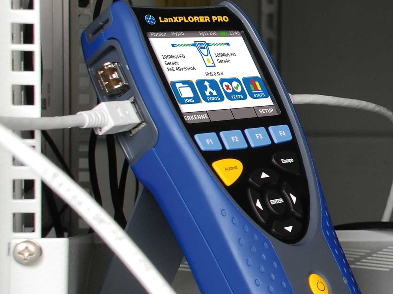 LANXPLORER PRO – IN-LINE LAN NETWORK TESTER – Data cable, network ...